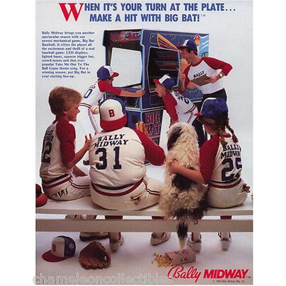 The Unbranded Brand | Bags | Big Bat Arcade Flyer Original Vintage ...